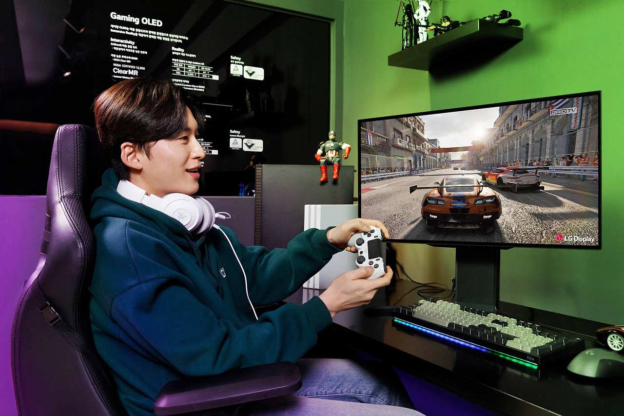 QHD 해상도에서 480Hz 게임을? LG디스플레이, 업계 최초 27인치 480Hz QHD 게이밍 OLED 패널 개발