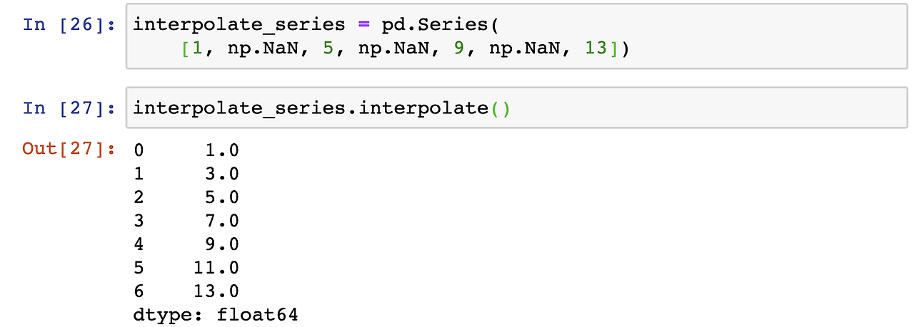 Fill Missing Values In Python