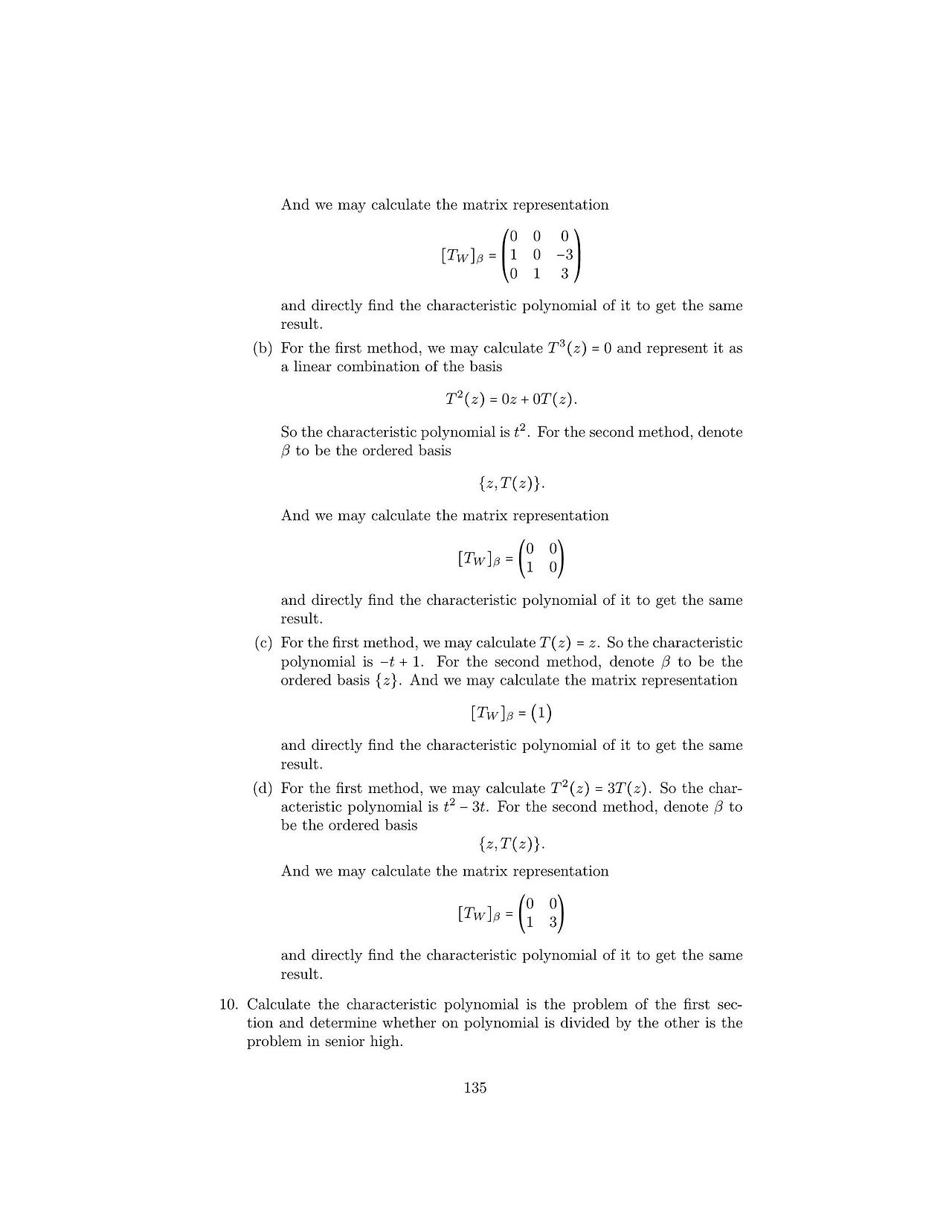 Solutions to Linear Algebra, Stephen H. Friedberg, Fourth Edition ...