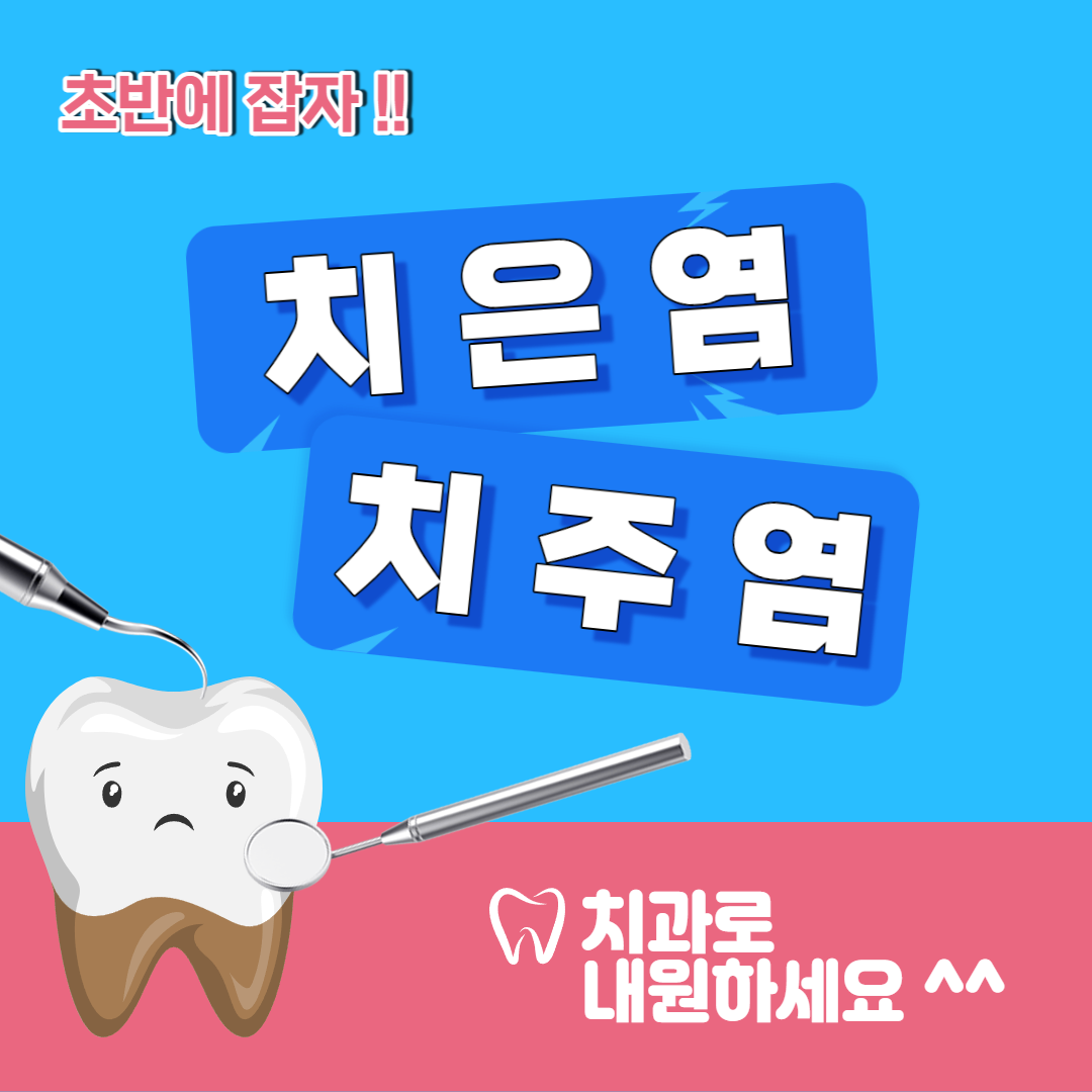 치주질환 치은염 치주염 방치시 발치까지도