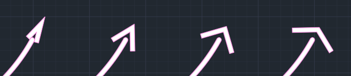 동선 화살표 그리기, PAA :: XiCAD & etc...