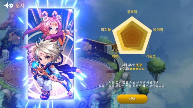 귀혼m 도사 육성 공략 특징 및 장점 스텟 분배 스킬트리