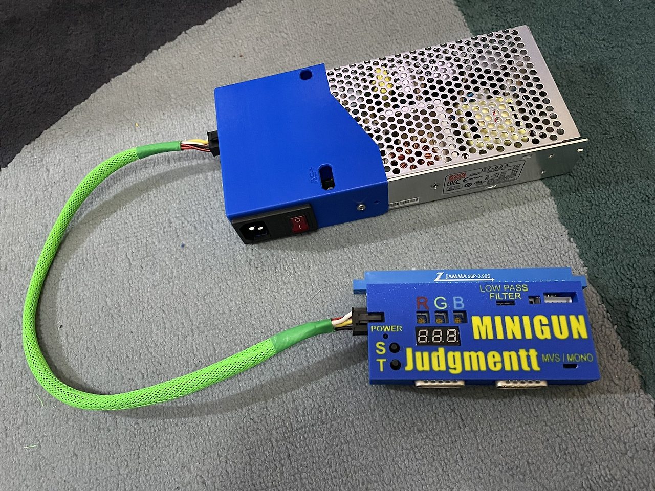 미니 슈퍼건으로 CPS2 플레이 Mini Supergun