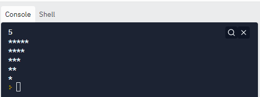 [알고리즘] 별찍기-3 백준2440(Python)