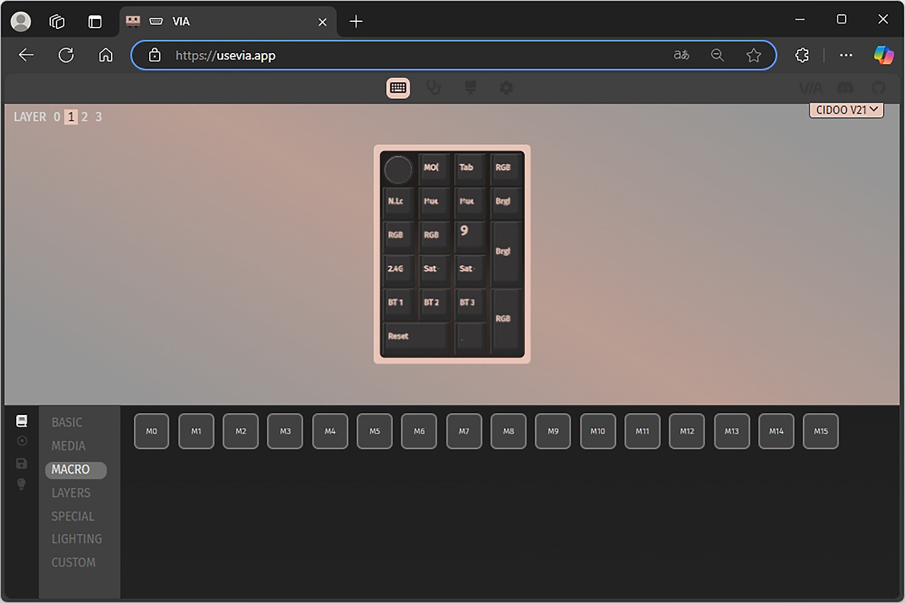 CIDOO V21 넘버패드 후기! VIA 설정, 블루투스 연결, 배터리 확인!