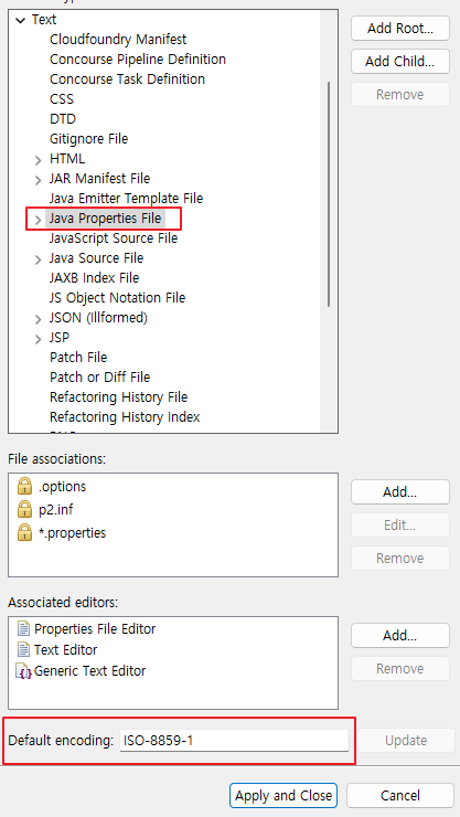 [Eclipse]이클립스 properties 파일 한글 깨짐 해결 방법
