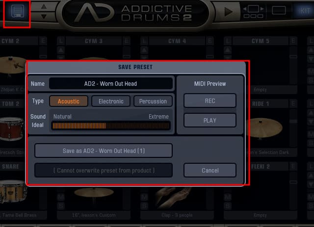 가상악기 드럼_ Addictive Drums 2 사용 방법 메뉴얼 (1)