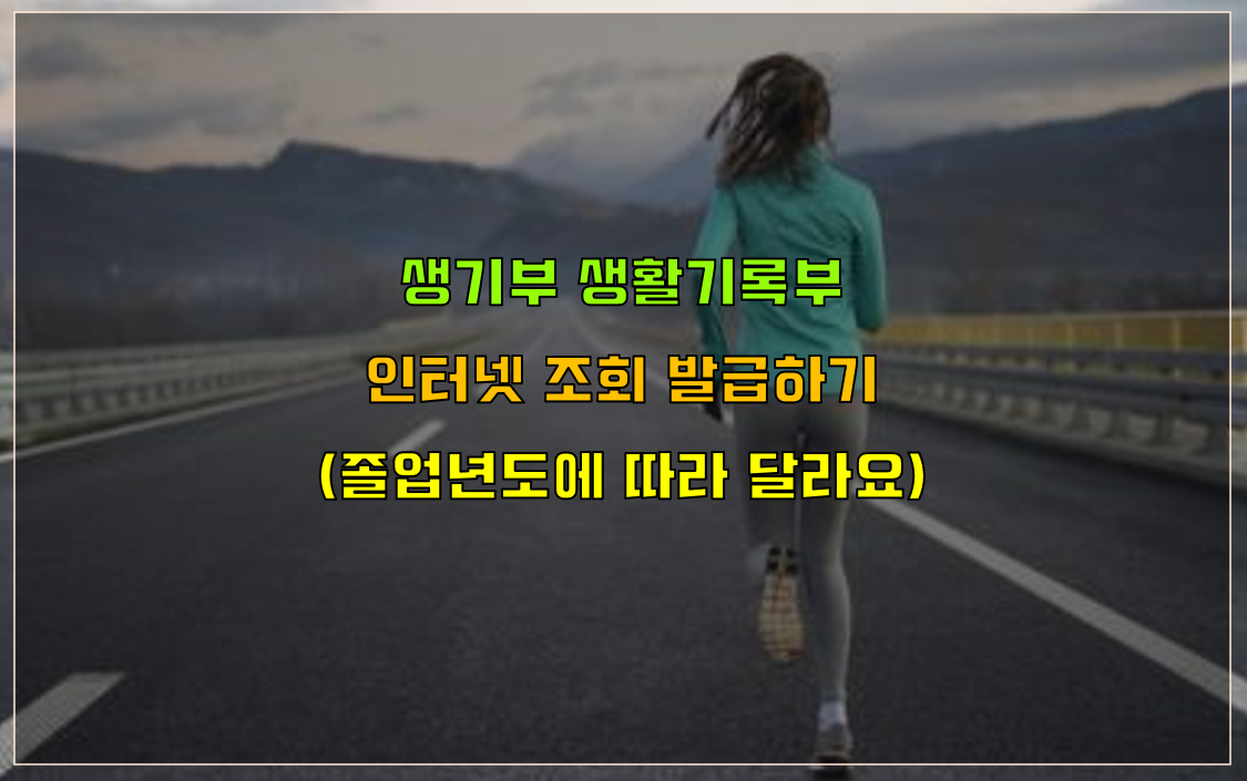 정부 24 생기부 조회 초등학교 생활기록부 보는법 발급하기 1분 소요