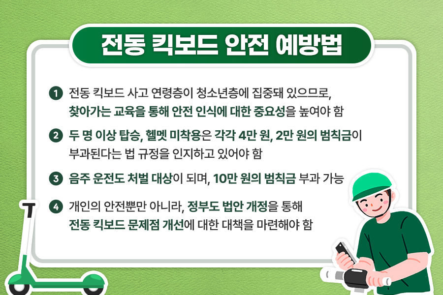 자동차 Talk 전동 킥보드 면허증은 필수 탑승 나이부터 안전수칙까지