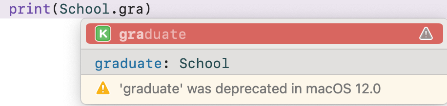 iOS) @available obsoleted 와 deprecated
