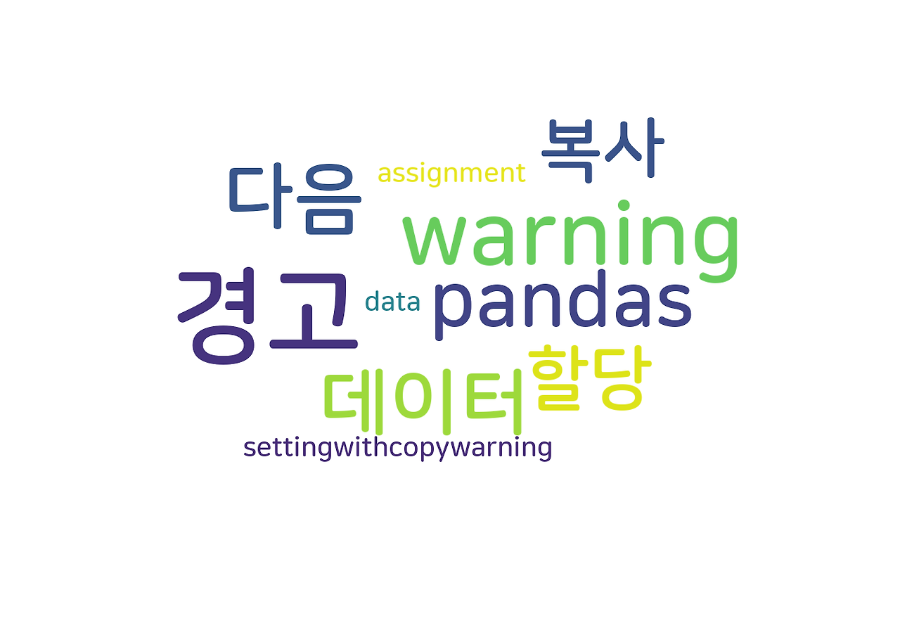 Pandas에서 SettingWithCopyWarning을 처리하는 방법