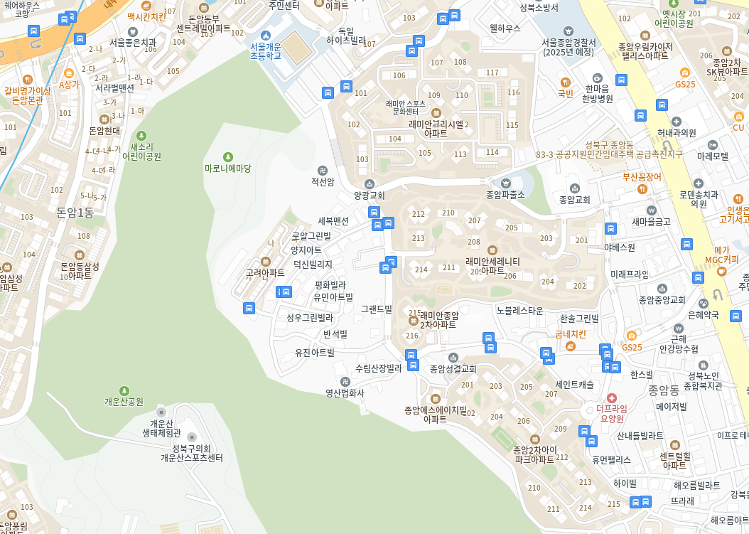성북구 종암동 신속통합기획 모아타운 재개발 정보 Goodman