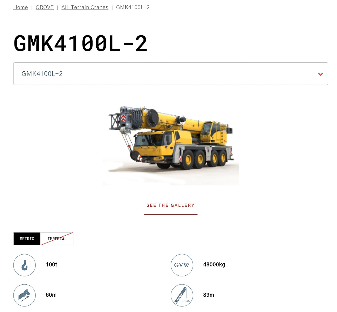 [매뉴얼] Grove GMK 4100L-2 100t v2021 :: 건설장비 사고사례 및 법규
