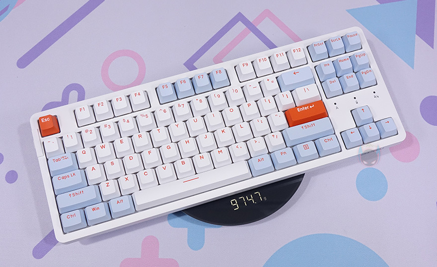 대중적인 텐키리스 가스켓 키보드! - 다얼유 A87 Pro 유무선 3모드 키보드