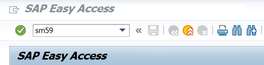 [SAP ABAP] SM59 SAP tcode - RFC Destination (Display/Maintain — 초급 개발자
