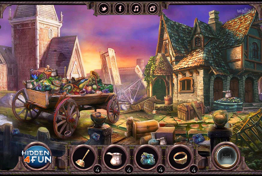 Hidden4fun 숨은그림찾기 - The Angelina's Prophecy - 플래시게임 | 와플래시 게임 아카이브