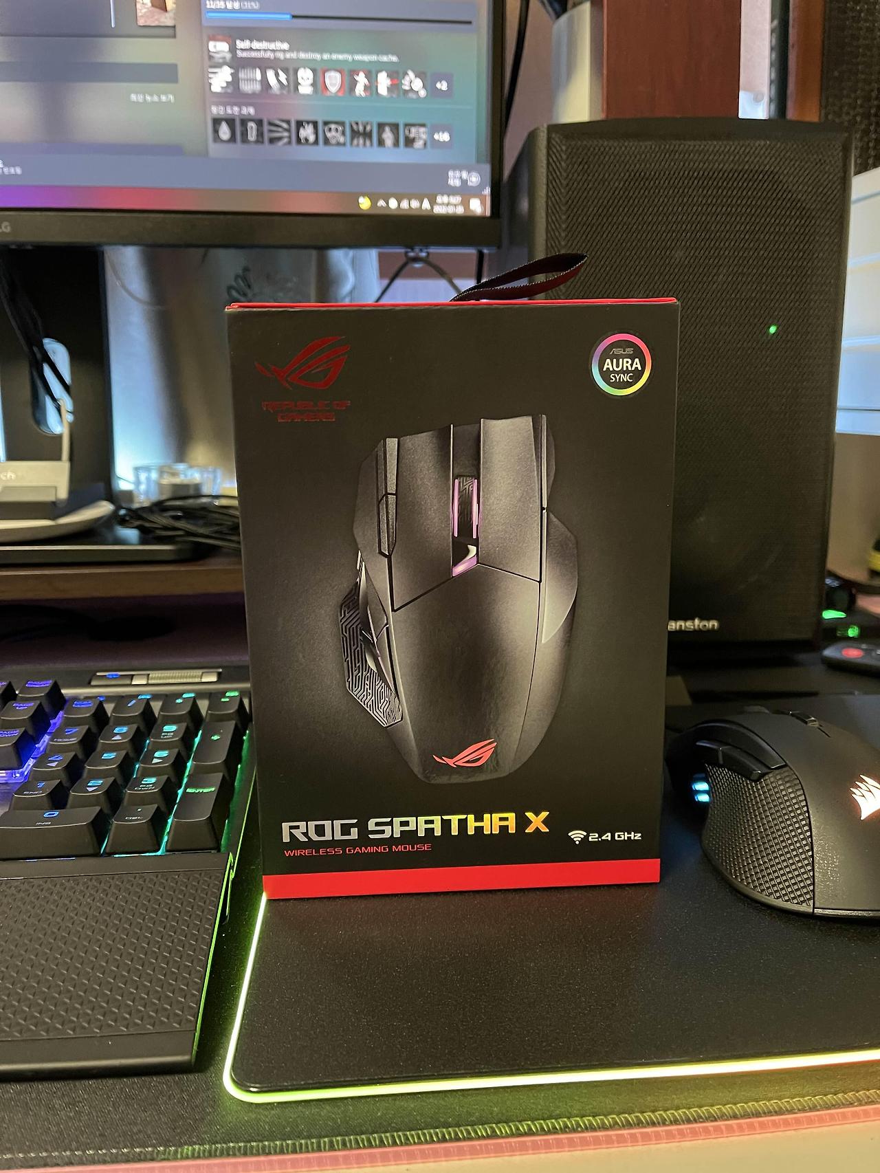 ASUS ROG Spatha X 구매 후기 및 리뷰