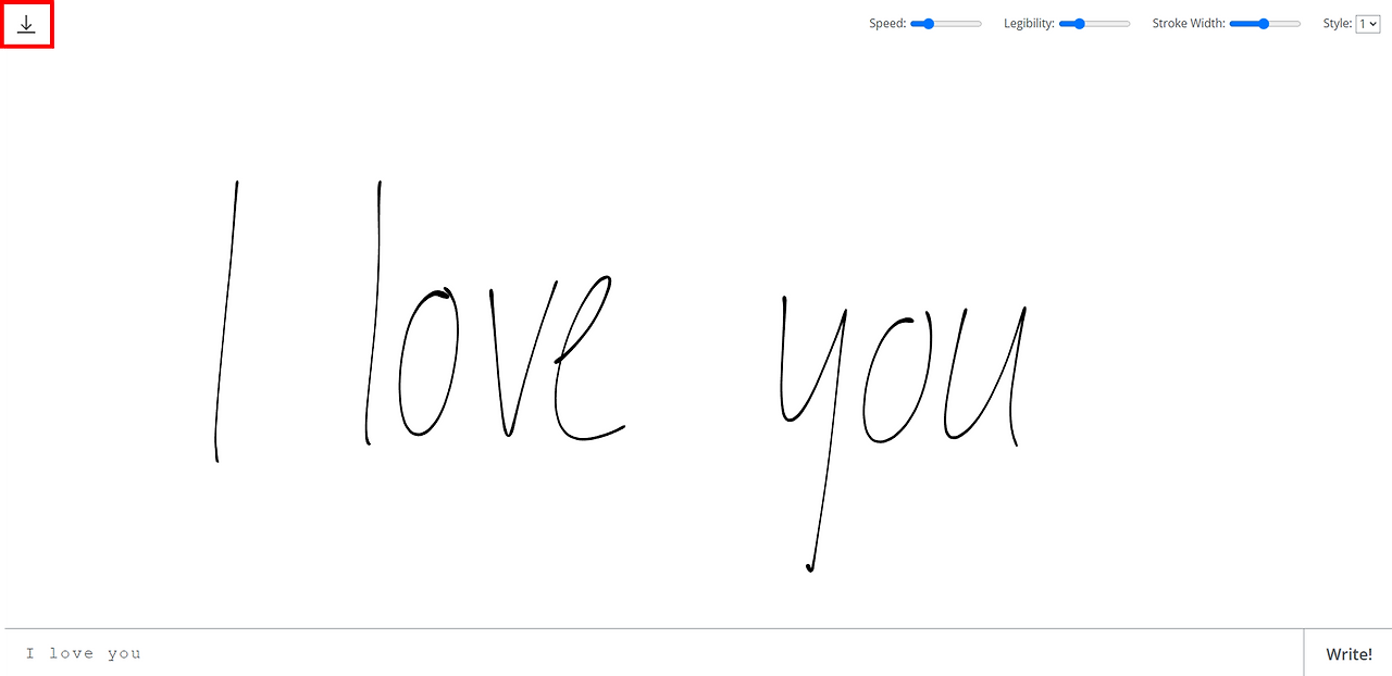 손글씨 생성해주는 calligrapher AI