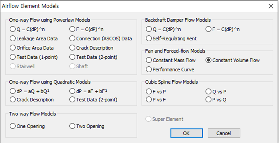 CONTAMW 프로그램을 이용한 제연설비의 분석
