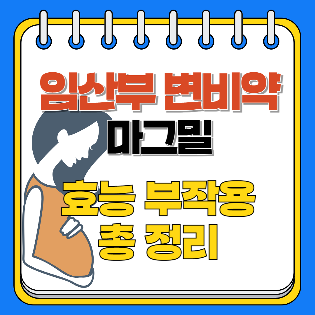 "임산부 변비약 : 마그밀 복용법 효능 부작용 처방 총정리"