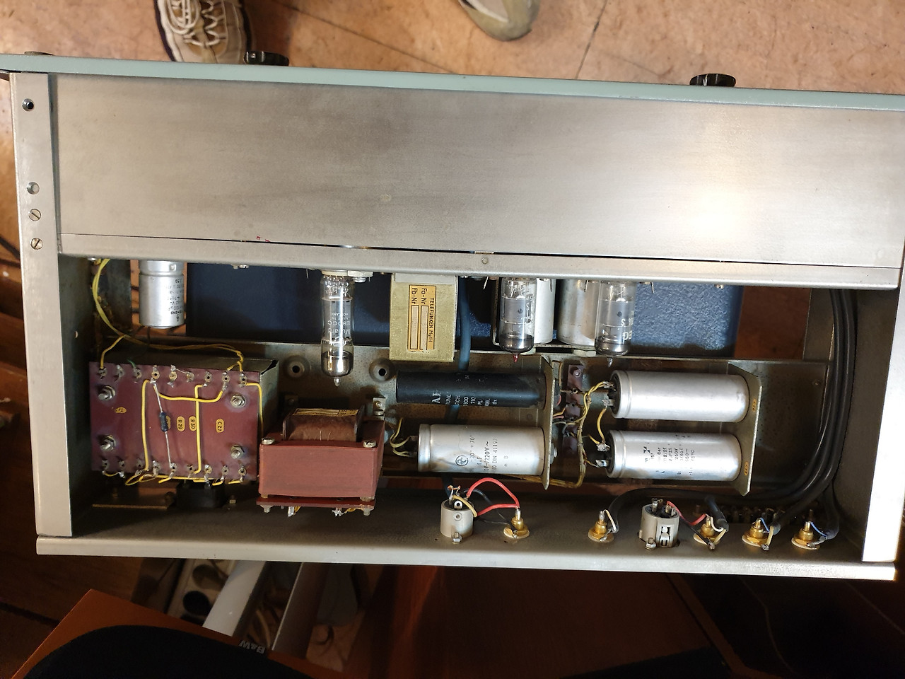 독일 Telefunken 텔레풍켄 명기 V87 진공관 모노모노 프리엠프 입니다 A급 포노단2개 지원 올각인뮬러드관 Ending