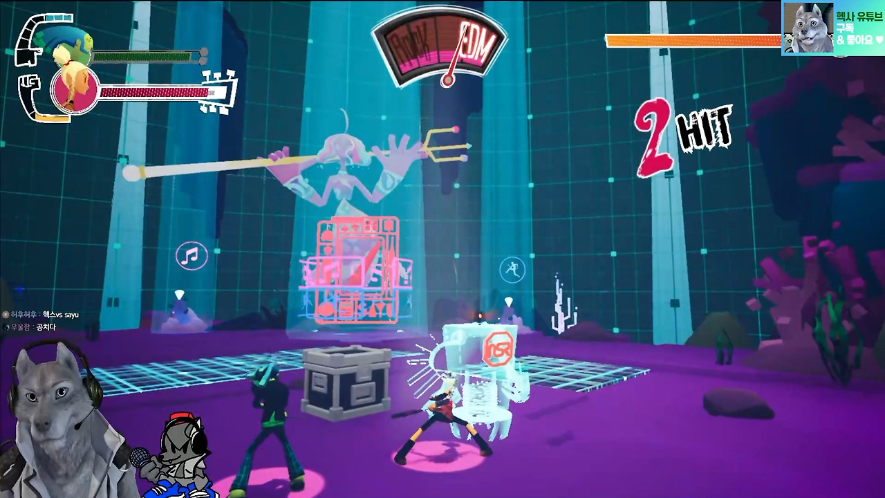 [NSR] 리듬과 액션 RPG를 접목시킨 독특한 게임 (No Straight Roads) - 헥사 게임방송