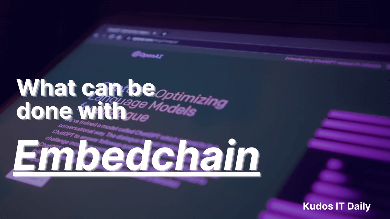 임베드체인(Embedchain) - Easy 하게 LLM 플랫폼 개발하기