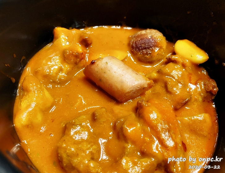 코스트코 간편식 부드럽고 풍부한 맛 인디안 치킨커리~ Onpc