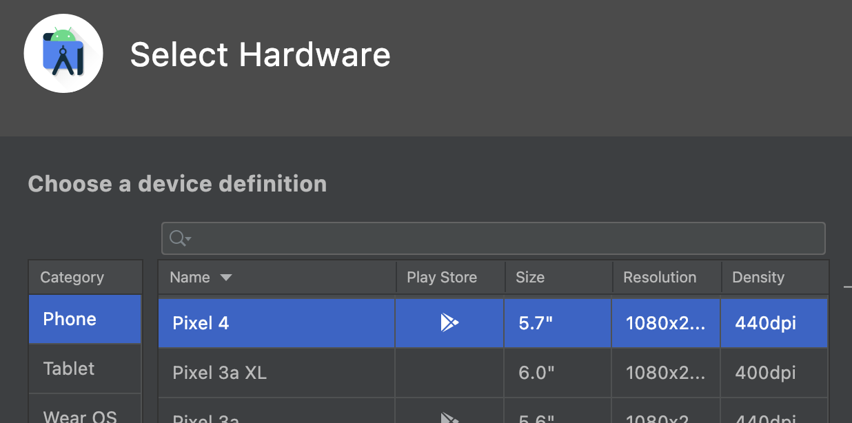 [android] - macos m2 android virtual device (emulator) 검은 화면 해결 방법