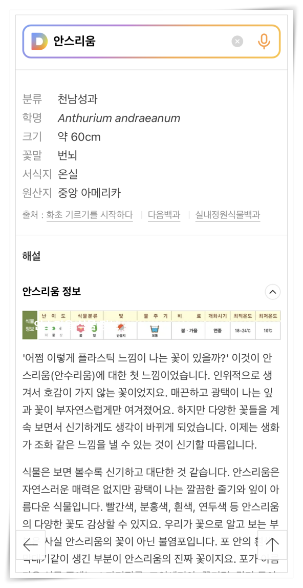 화초 이름 찾기 정확하게 Ai 이용하기
