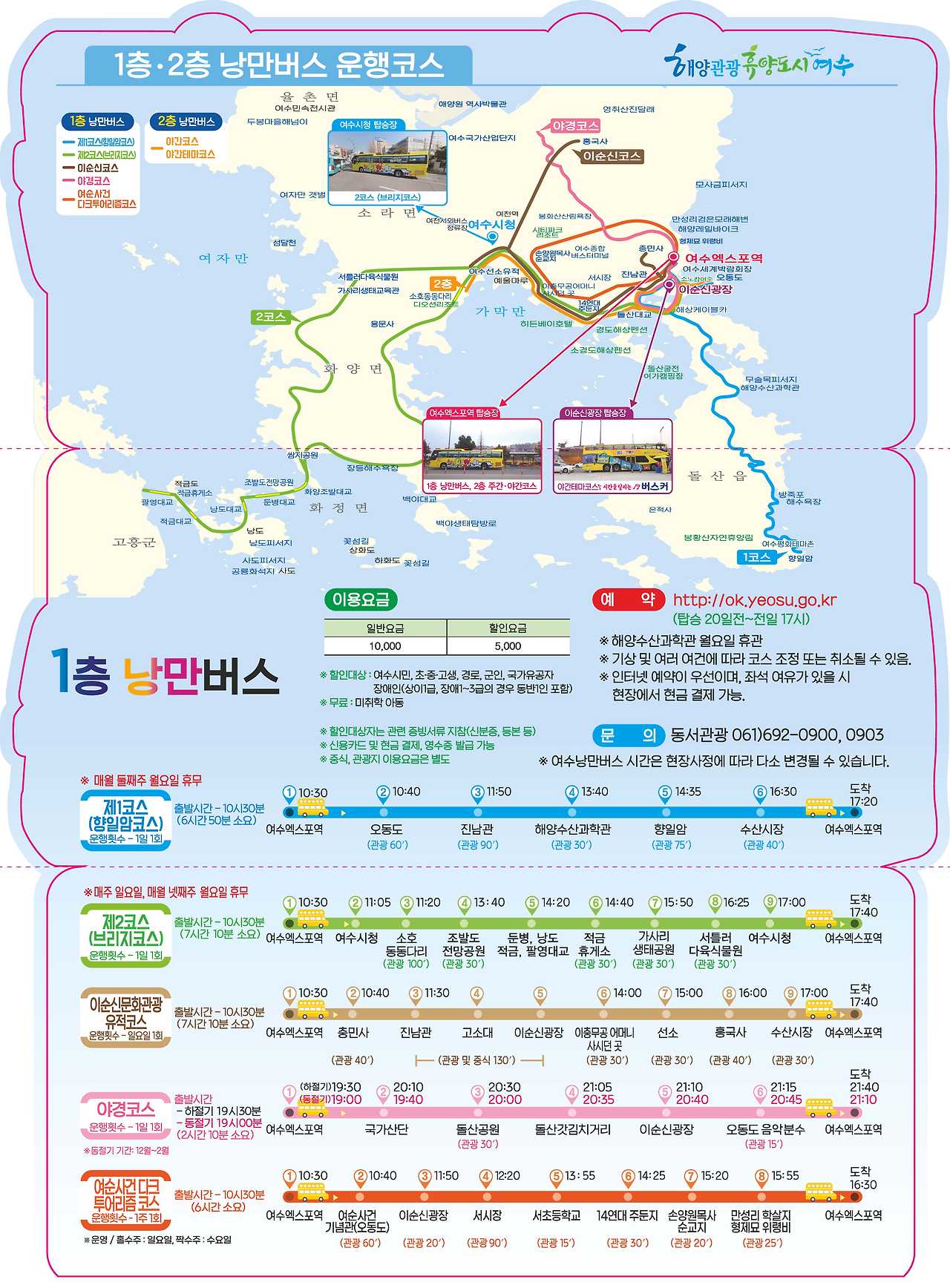 전남 여수 여행코스을 계획하기 위한 관광지도 Pdf