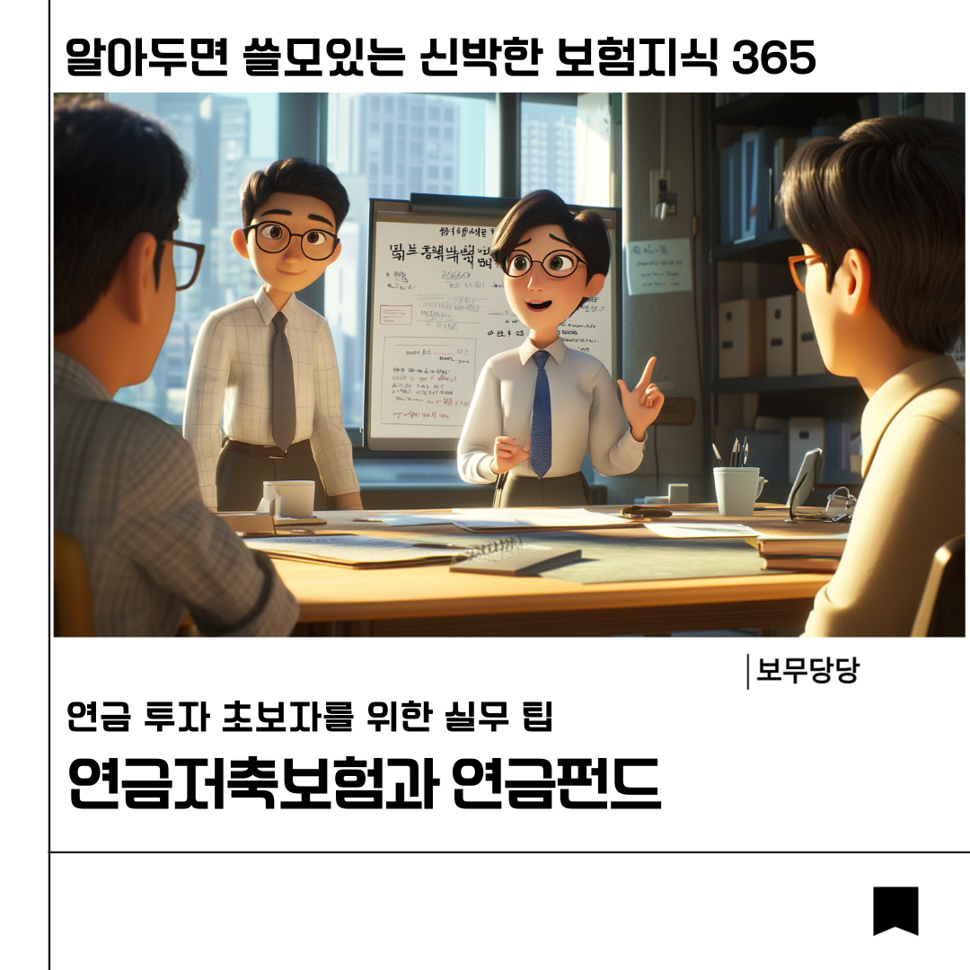 연금 투자 초보자를 위한 실무 팁 연금저축보험과 연금펀드의 차이점 및 가입 체크 포인트