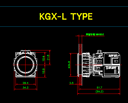 KG AUTO 조광형 누름버튼 스위치 KGX :: 오오에 킨타로