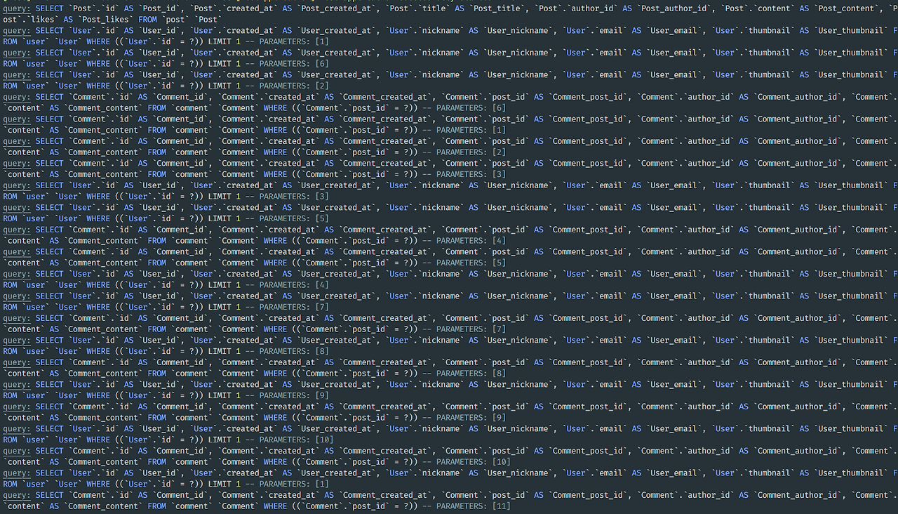 graphQL에 대해 알아보자 - 2 (N + 1문제)