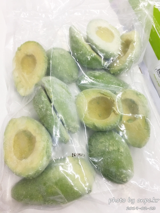 코스트코 냉동과일 냉동 아보카도 구입하고 맛 보았어요 Onpc