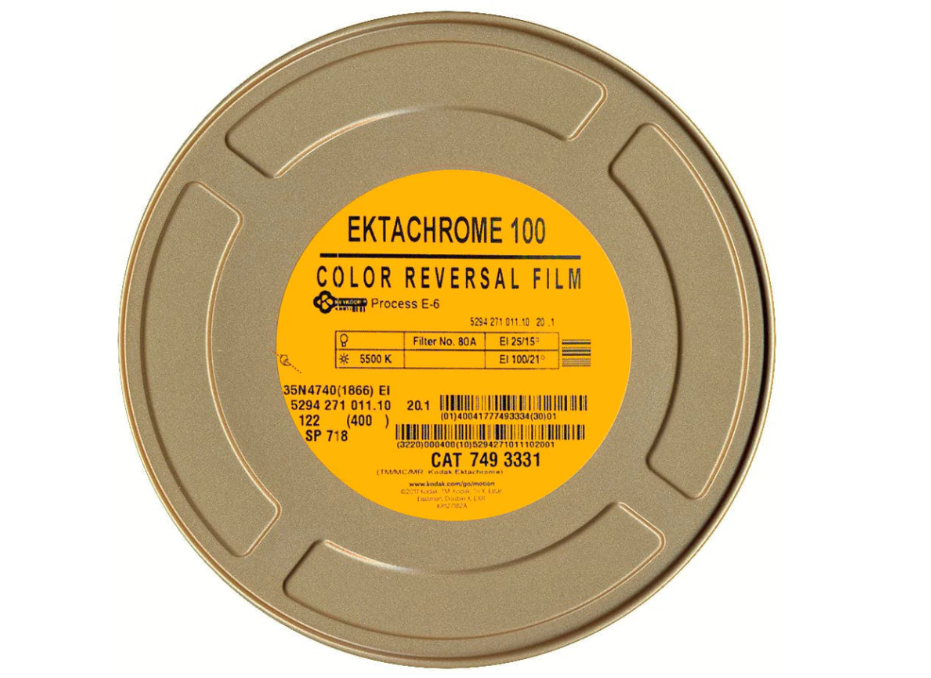 코닥 E100D 엑타크롬 컬러 슬라이드 필름 100ft 영화용필름