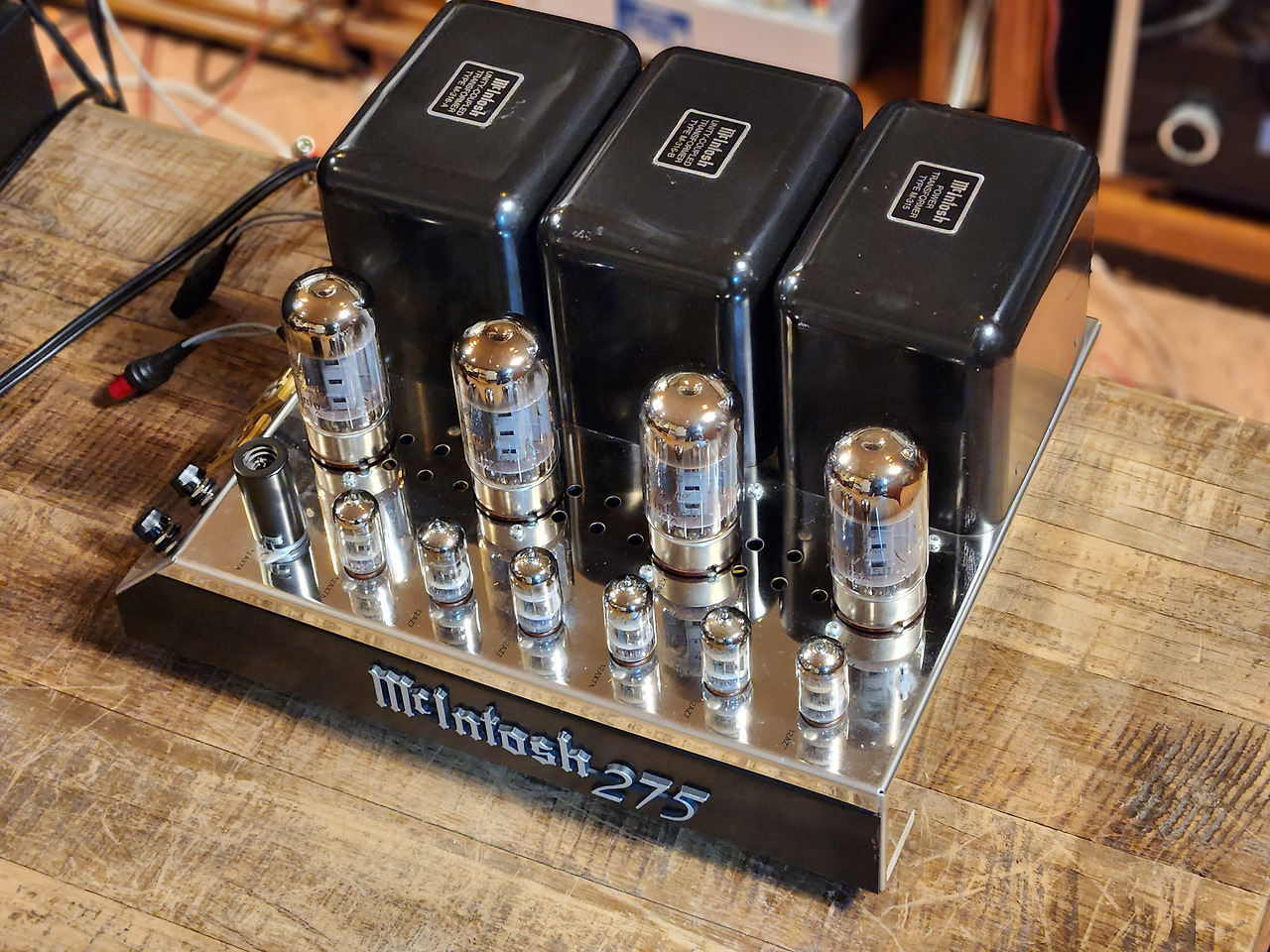미국 Mcintosh 맥킨토시 베스트셀러 Mc275 Ver3 스테인레스버젼 입니다 6550 출력관 Stock Out
