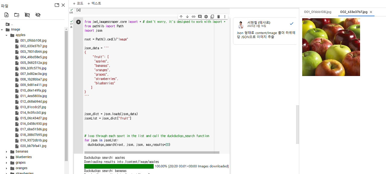 GitHub)DuckDuckGo 이미지 크롤링하기