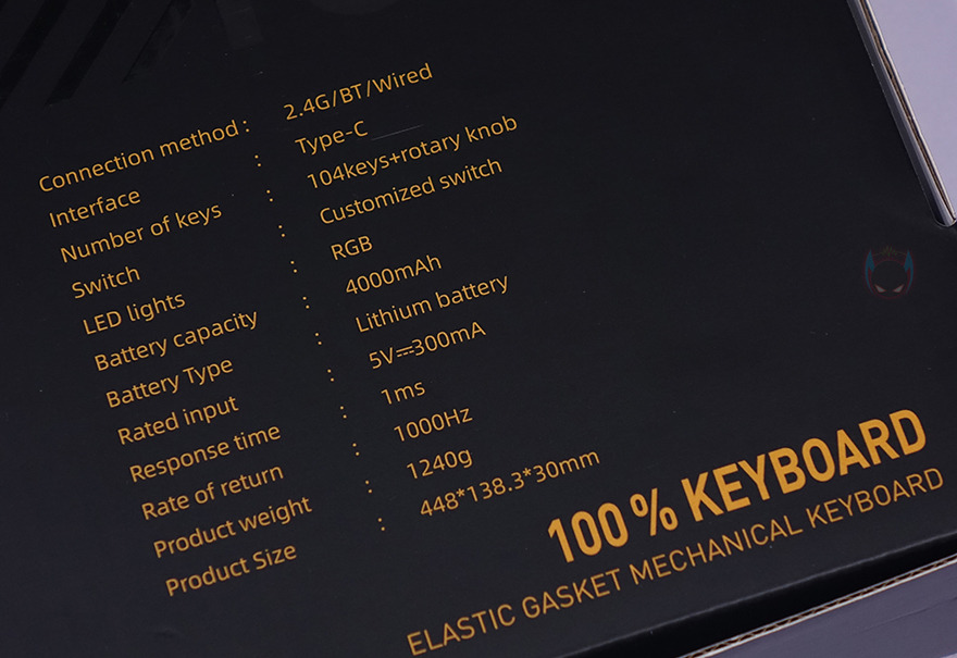 한국에 가장 먼저 출시한 풀-배열 TFT LCD 가스켓 키보드! - 다얼유(DAREU) A104 PRO