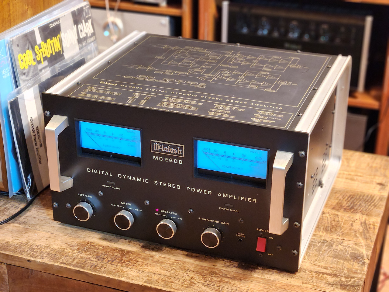 Mcintosh 맥킨토시 베스트셀러 Mc2600 파워엠프 입니다 극극상품 100v전용 토요주미차폐트렌스 3k포함 Stock Out