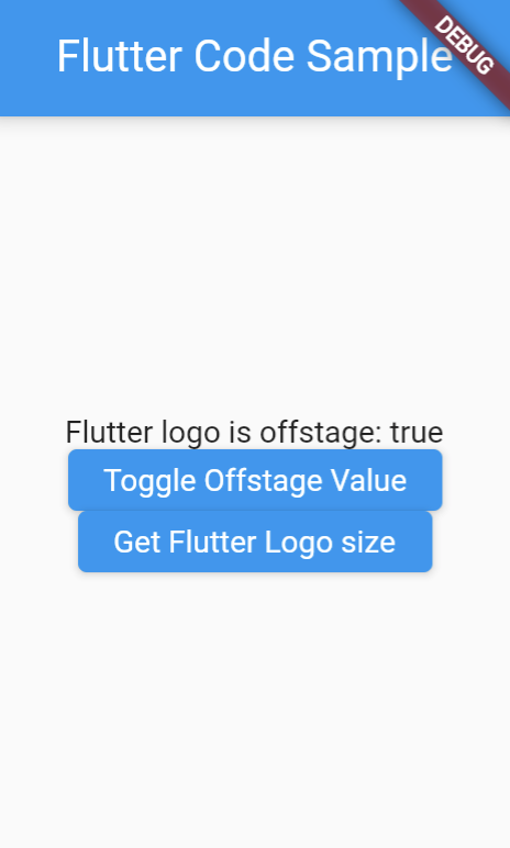 [Flutter] Offstage class 정리 — ram2 🚗