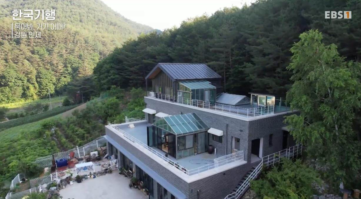 한국기행 묵어봐 거기 어때 강원 인제 물 명당에 물멍 숙소 공방 펜션 예약 방법