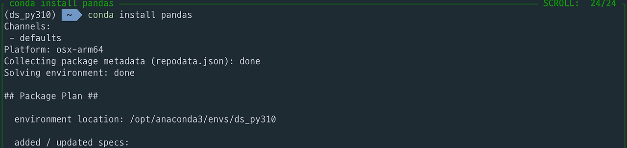 맥 M1/M2/M3 에서 python 아나콘다 설치하고, VSCode에서 환경 설정
