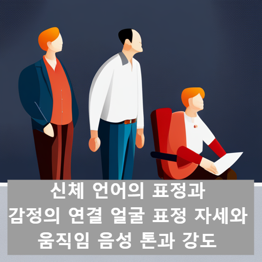 신체 언어의 표정과 감정의 연결 얼굴 표정 자세와 움직임 음성 톤과 강도