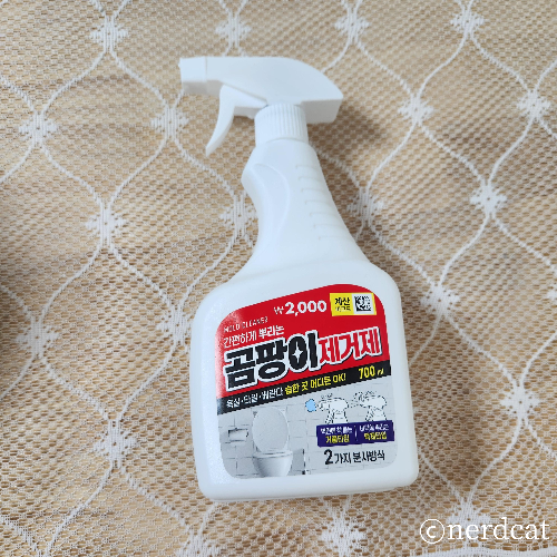 다이소 뿌리는 곰팡이제거제 꿉꿉한 여름철 곰팡이 없애기 좋은 제거제