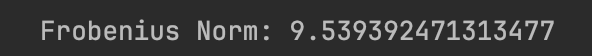 Frobenius Norm 이란 무엇인가? Numpy, TensorFlow, PyTorch에서의 Frobenius Norm 계산법 알아보기 — 심플코드