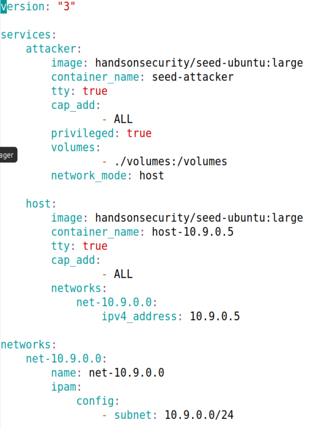[SEED Labs]Packet Sniffing