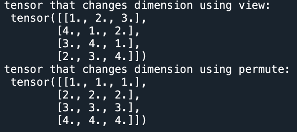 [PyTorch] view, reshape, transpose, permute함수의 차이와 contiguous