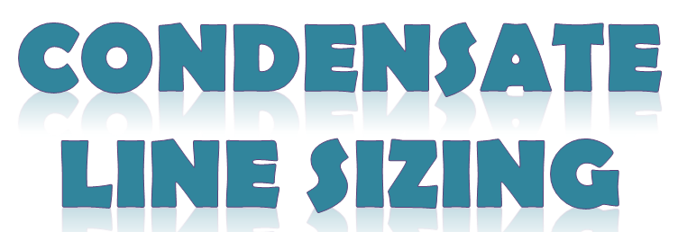 Condensate line 사이징 엑셀시트