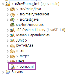 한 자바 프로젝트의 빌드 툴로 maven을 설정했다면, 프로젝트 최상위 디렉토리에 pom.xml 파일이 생성됐을 것이다.